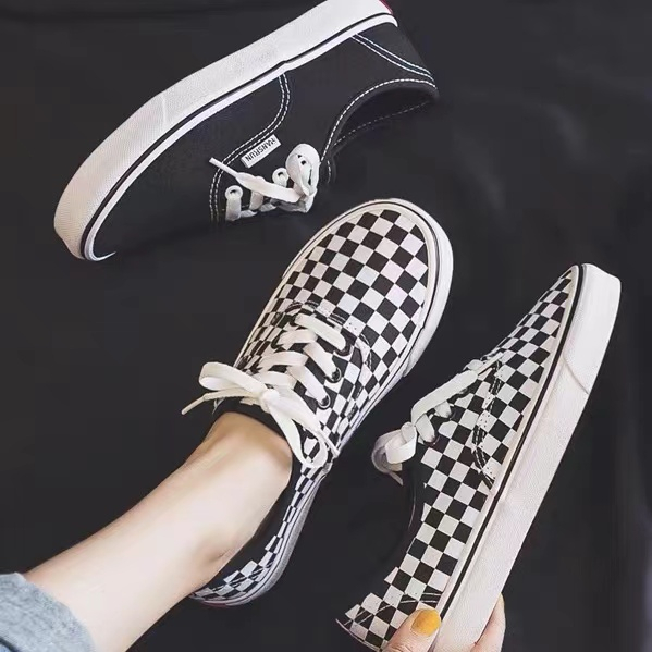 Jual 【SALE】Plain and Chess Pattern Sneaker Shoes 5330 ( Size 35 - 40 ...