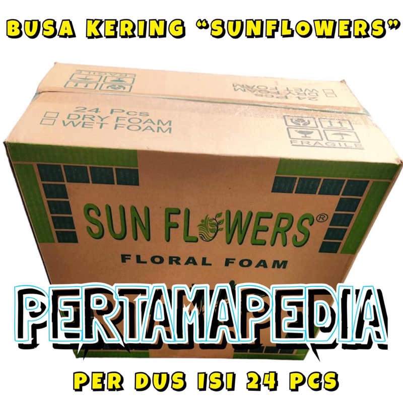 Jual PER DUS ISI 24 PCS BUSA KERING SUNFLOWERS/ Busa Bunga Plastik ...