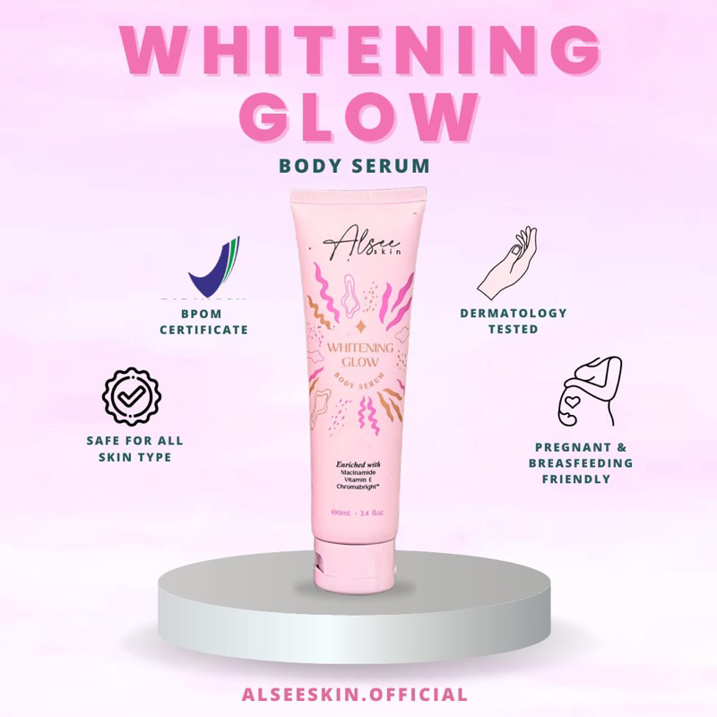 Jual ALSEE SKIN - Whitening Glow Body Serum / Body Serum Whitening ...