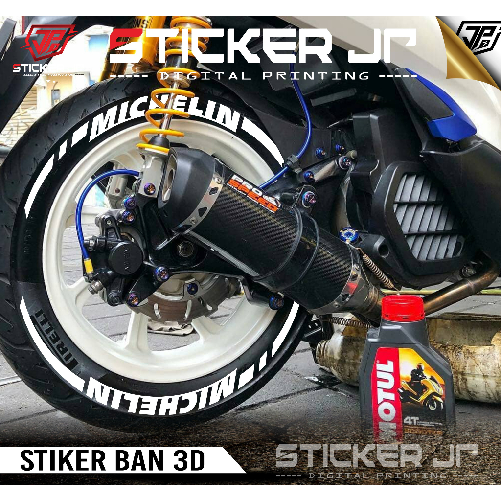 Jual Sticker Ban / Font Ban / Tire Bomb / 3D stiker ban MICHELINE ...