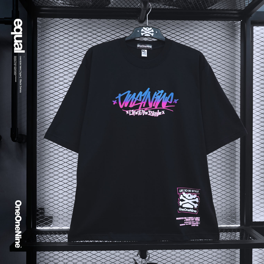 Jual KSR ONEONENINE - T-SHIRT OVERSIZE EQUAL BLACK SERIES | Shopee ...