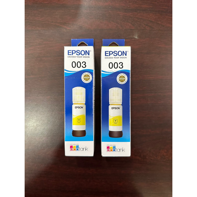 Jual TINTA EPSON 003 ORIGINAL KUNING L1110 L3100-L3101 L3110 L3150 ...