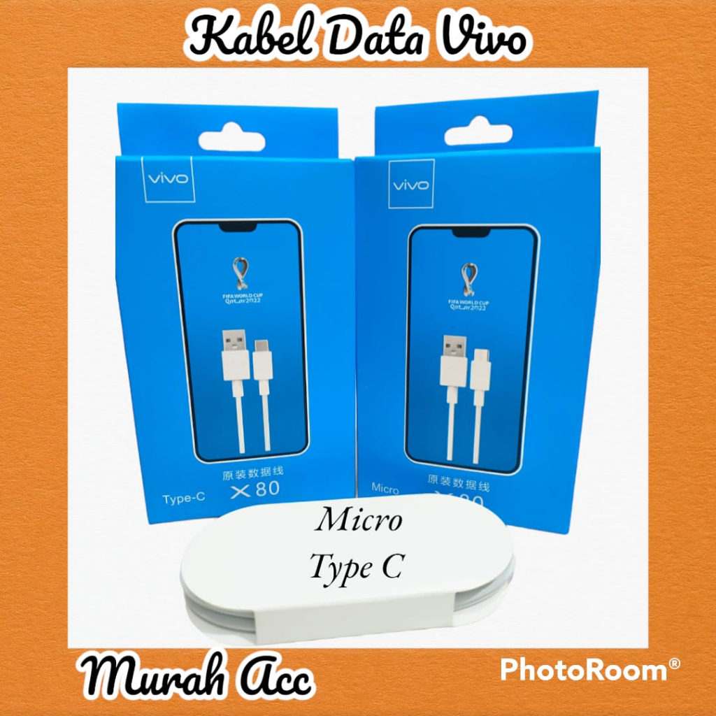 Jual Kabel Data Vivo X80 Fast Charging Usb micro Dan Type C | Shopee ...