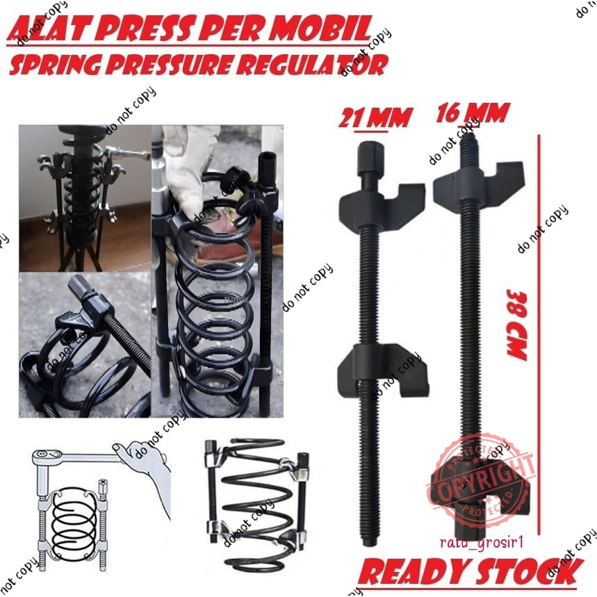 Jual Treker Per Keong Coil Spring Mobil Compressor Pegas Kejut Clamp ...
