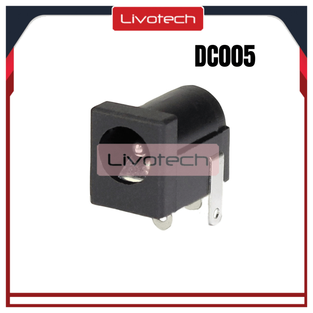 Jual Jack DC 005 Socket Female 5.5mm x 2.1mm Soket Tanam Power Jack ...