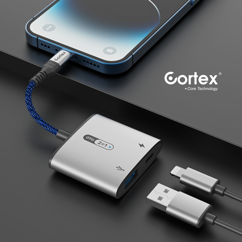 Jual Cortex MH356 iPhone iPad to OTG Sound card USB 3.0 With Charging ...
