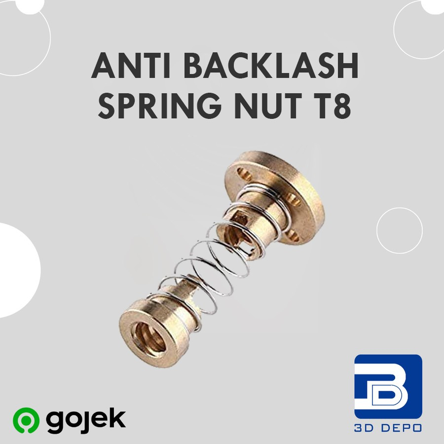 Jual Anti Backlash Spring Nut T8 | Shopee Indonesia