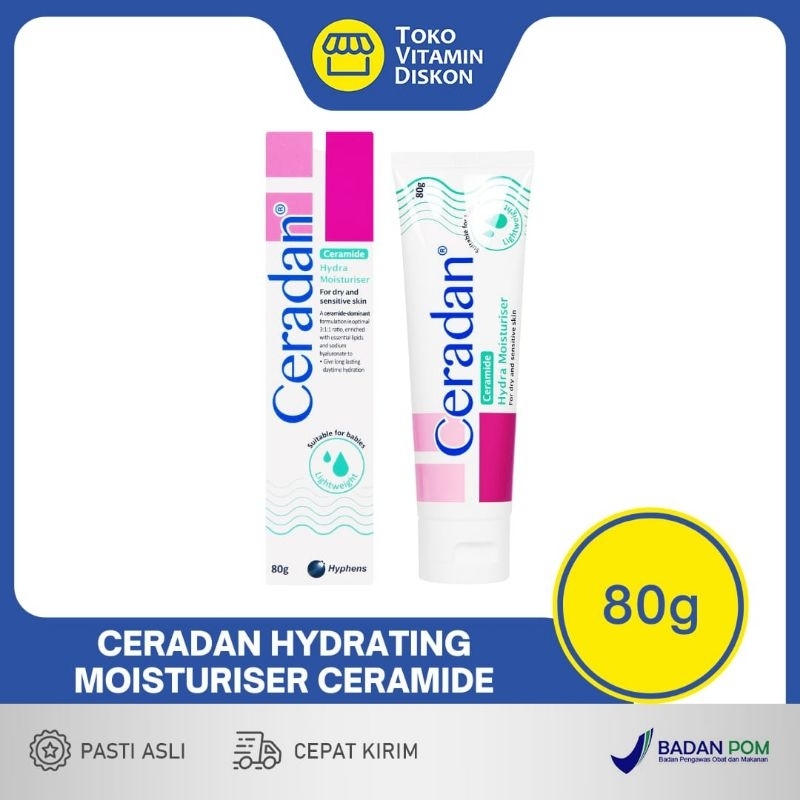 Jual CERADAN HYDRATING MOISTURISER ENRICHED WITH CERAMIDE 80 GR ...