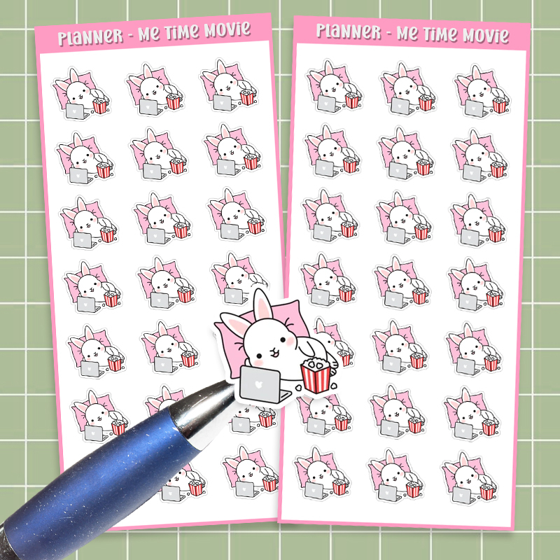 Jual Sticker ME TIME Planner Bujo Bullet Journal Me Time Kdrama Movie ...