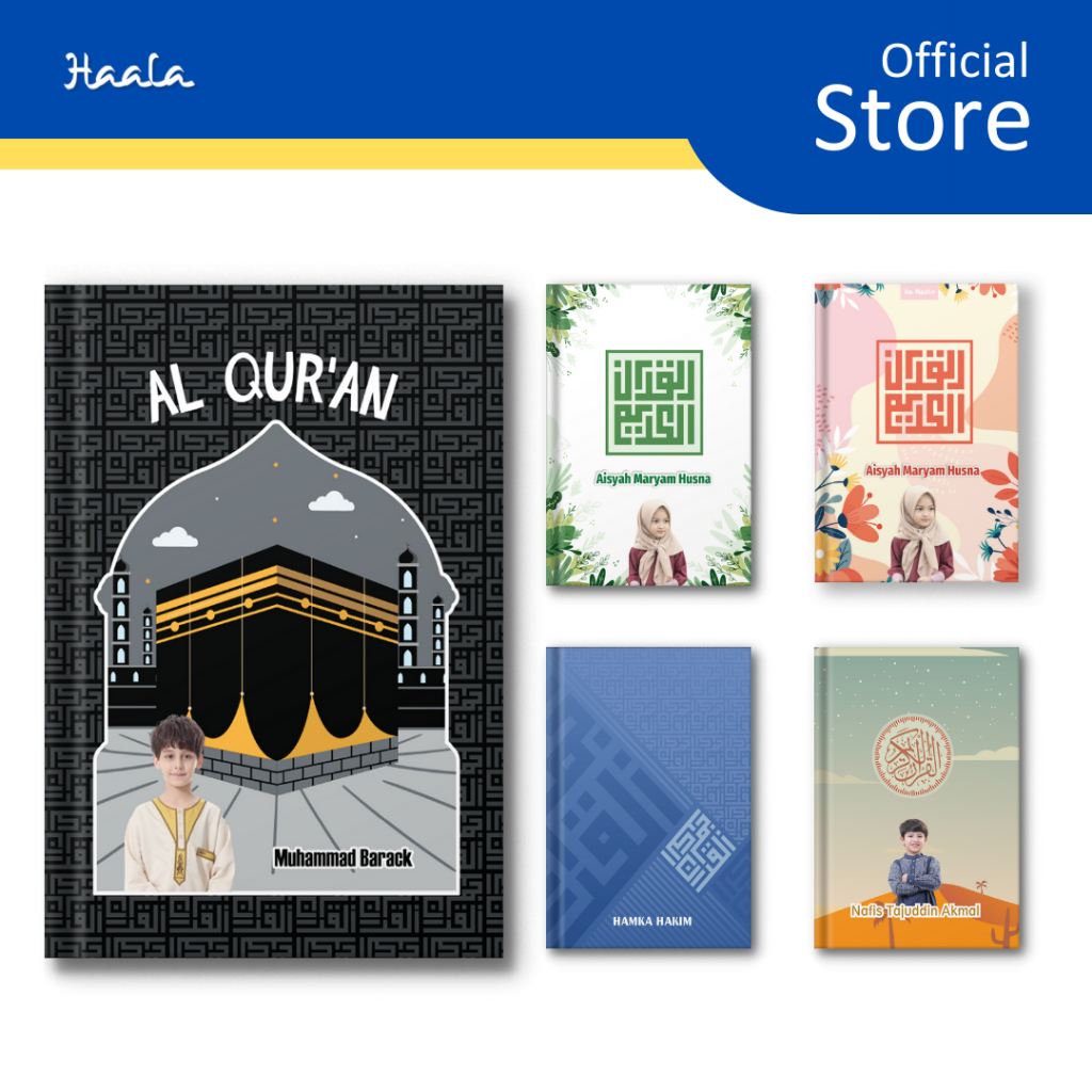 Jual (Quran Hafalan Cetak Nama dan Foto) Quran custom - Alquran custom ...