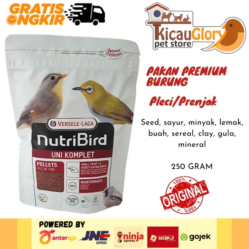 Jual Nutribird Nutri Bird UNI Komplet Versele Laga Kemasan 50 Gram dan ...