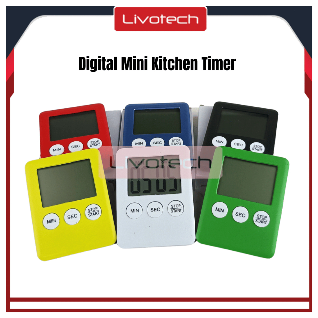 Jual Mini Kitchen Timer Dapur Digital Masak Baking Stopwatch Simple ...