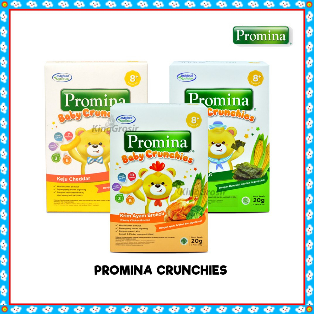 Jual Promina Crunchies 20 gr (8+) / Snack Bayi / Cemilan Bayi | Shopee ...