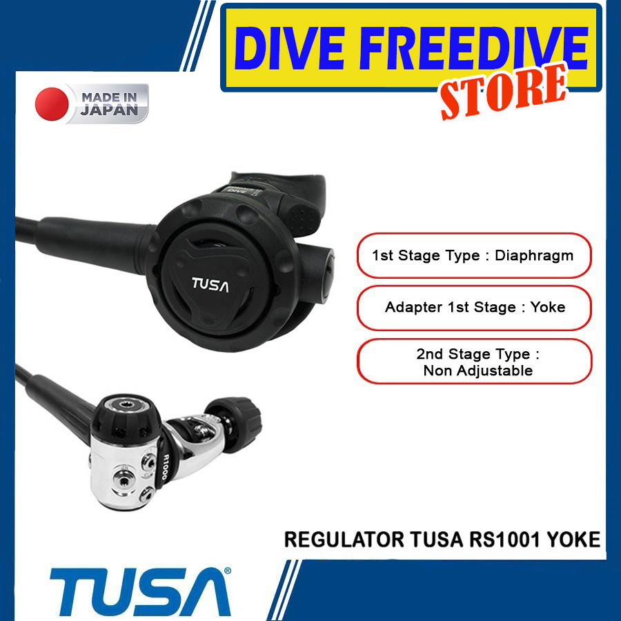 Jual RS1001 Regulator Tusa First 1st Stage Diaphragm Yoke 2nd Stage Octopus R1000 S0001 Primary ...