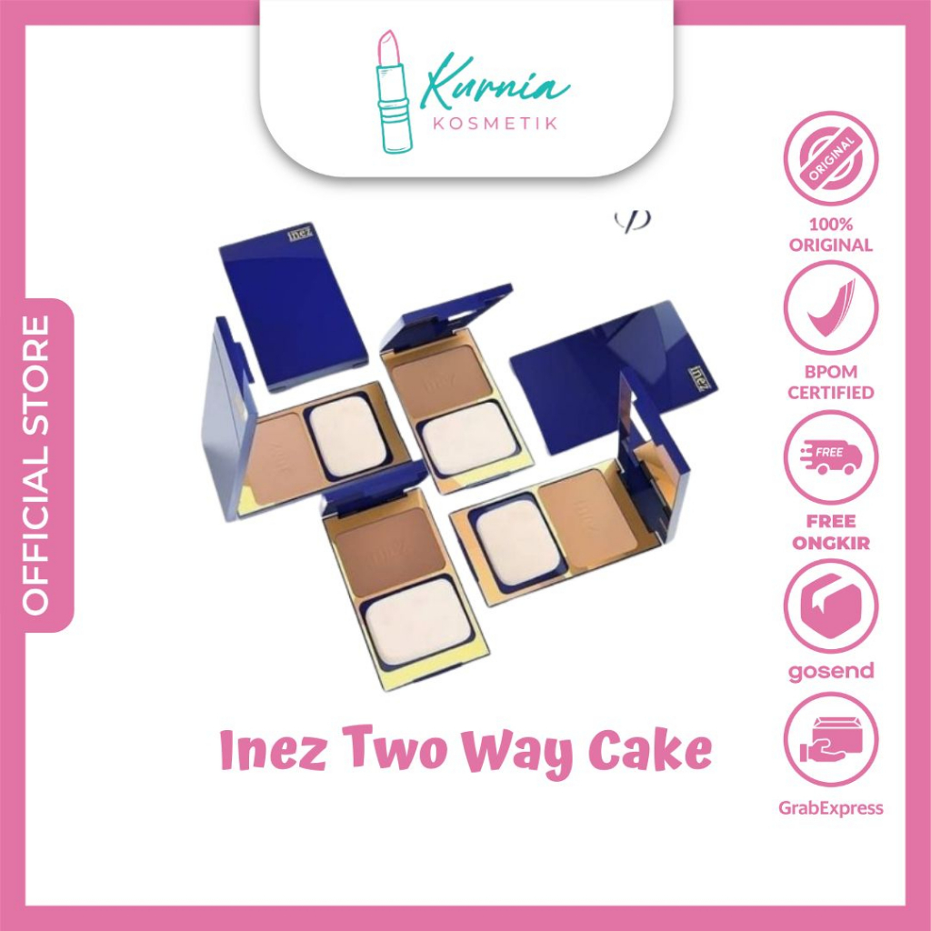 Jual INEZ BEDAK PADAT TWO WAY CAKE PPC INEZ COMPACT REFIL KACA COMPACT ...