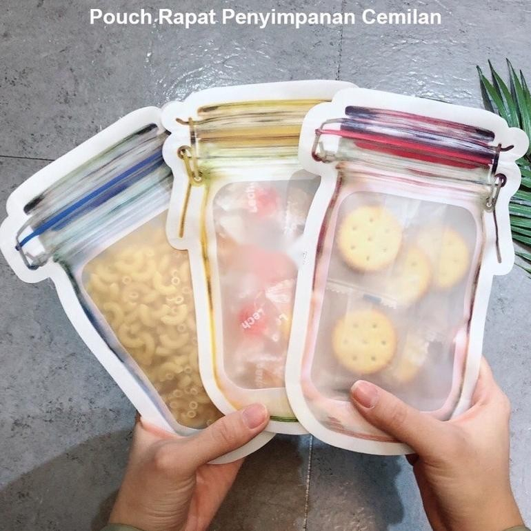 Jual Standing Pouch Toples Ziplock Plastik Kemasan Makanan Zipper ...