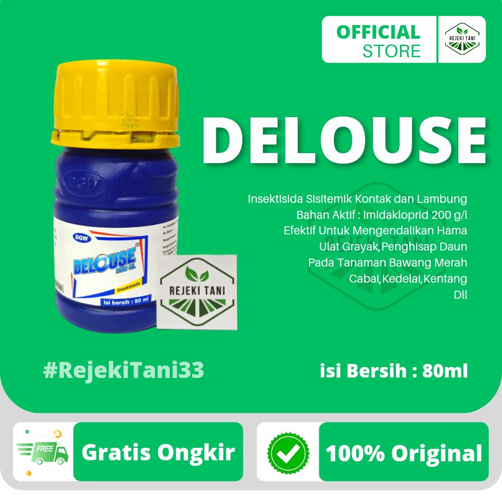 Jual insektisida Delouse 200SL 80ml Sistemik Bersifat Kontak dan ...