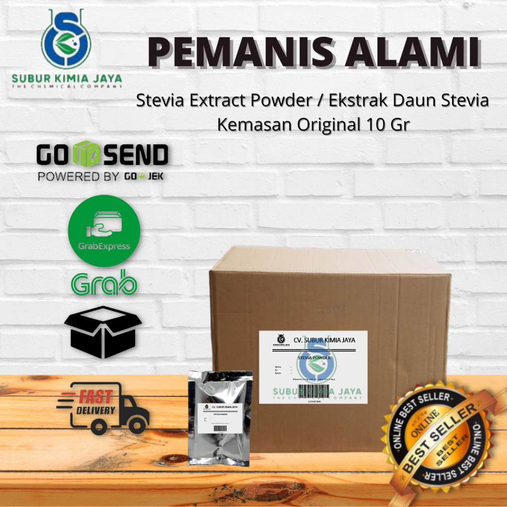 Jual Stevia extract powder / pemanis Alami / Gula Diabetes / Gula ...