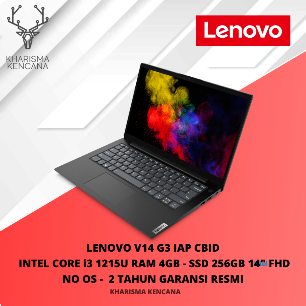 Jual LENOVO V14 G3 IAP MEID CORE I3 1215U 8GB DDR4 256GB M2 NVME 14'' FHD W11 HOME | Shopee ...