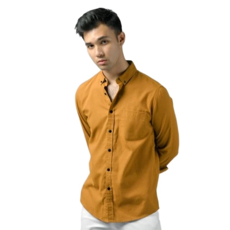 Jual KEMEJA POLOS PRIA KUNING MUSTARD LENGAN PANJANG | KEMEJA KANTOR ... Jual KEMEJA POLOS PRIA KUNING MUSTARD LENGAN PANJANG | KEMEJA KANTOR ...