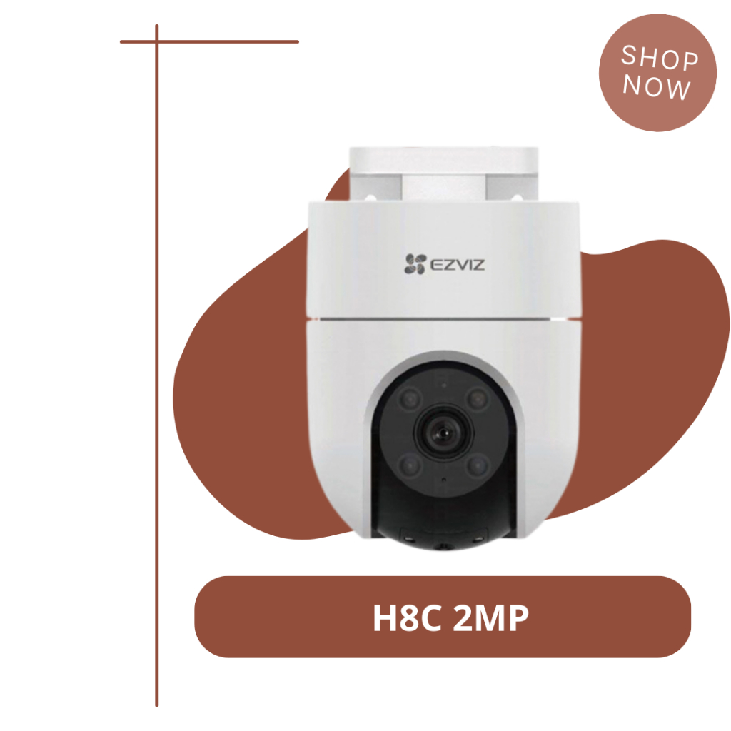 Jual CAMERA H8C 2MP Pan & Tilt Wi-Fi Camera | Shopee Indonesia