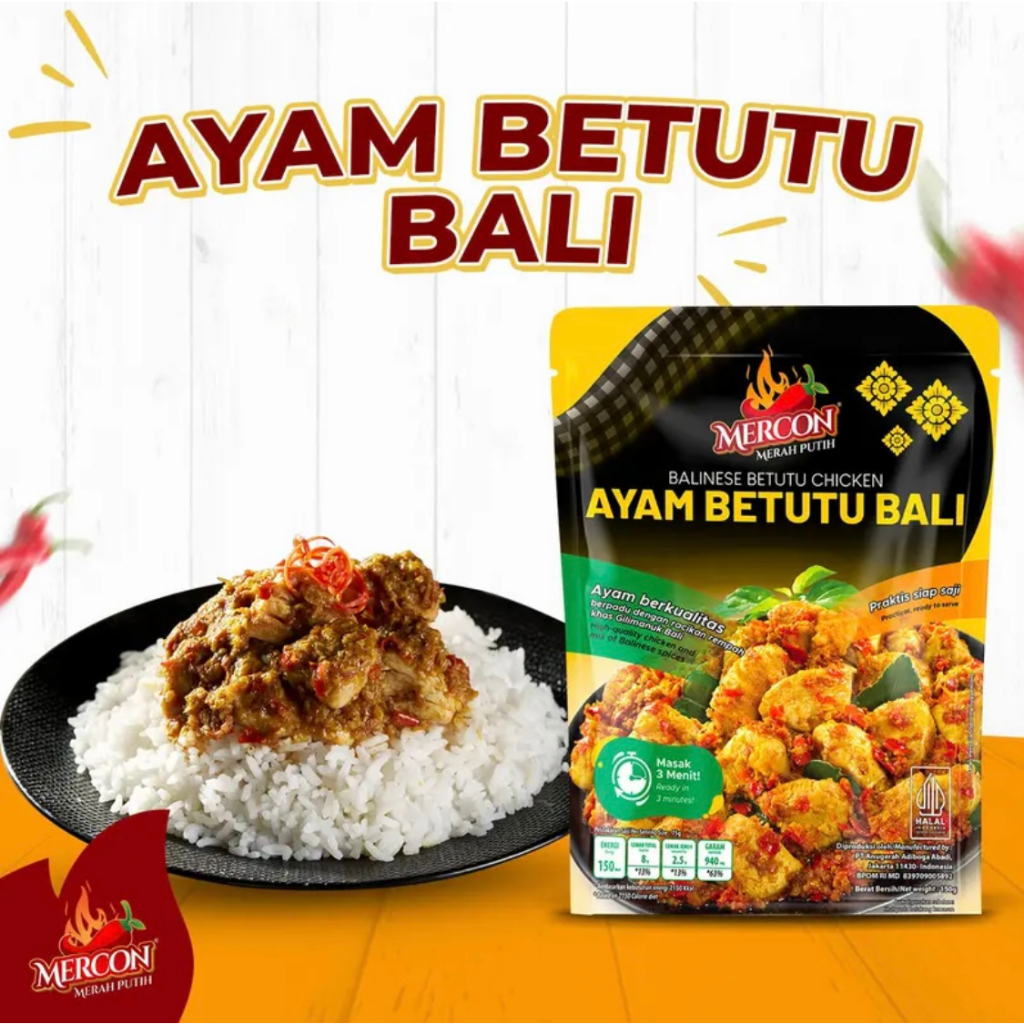 Jual MERCON MERAH PUTIH - AYAM BETUTU 150 GRAM, LIMITED EDITION ...