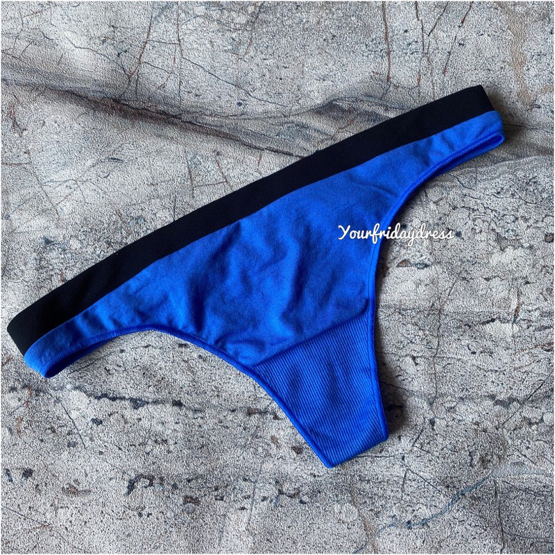 Jual [FULLTAG] LA SENZA Seamless #09 PLAIN Ultrasoft Modal Thong Panty ...
