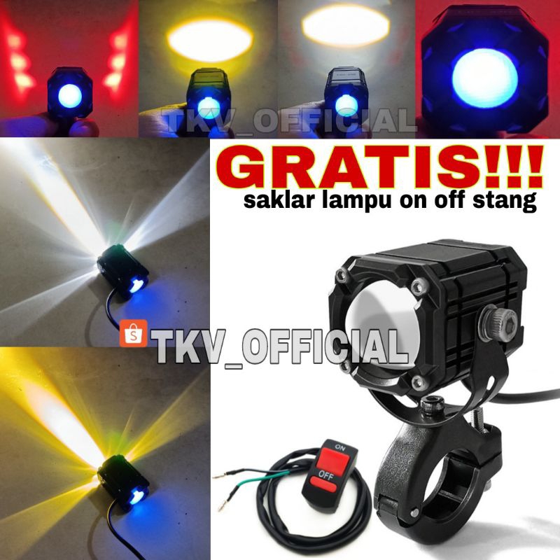 Jual LAMPU SOROT TEMBAK MOTOR/LAMPU LASER LED DC/LAMPU LED MOTOR/LAMPU ...