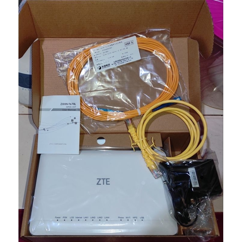 Jual ONT/Router/Modem ZTE Dualband F670L GPON. GRADE A! 2023 | Shopee ...