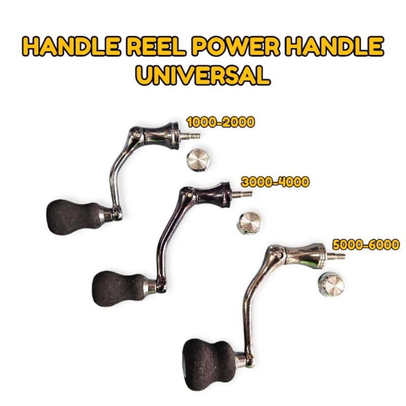 Jual Engkolan Reel Power Hanlde Ukuran 1000~6000 ( Bahan CNC ) | Shopee ...