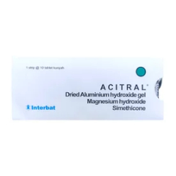 Jual ACITRAL TABLET STRIP ISI 10 TABLET | Shopee Indonesia