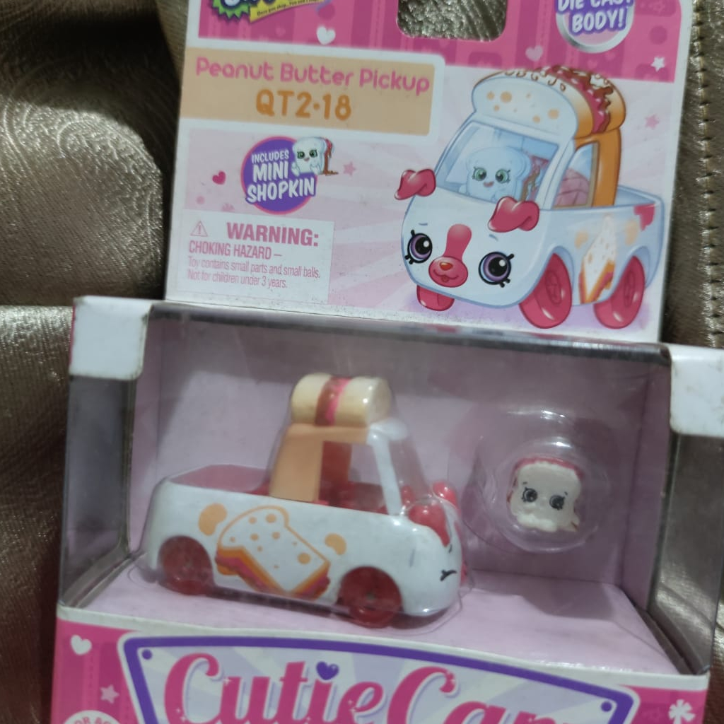 Jual Shopkins Shopkin Cutie cars car Peanut butter pickup main mobil ...