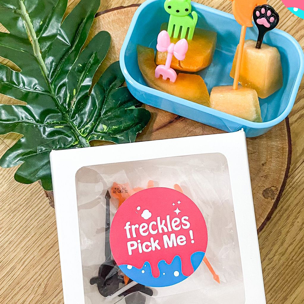Jual Freckles Pick Me Food Pick - Tusukan Bekal Bento Berbagai Karakter ...