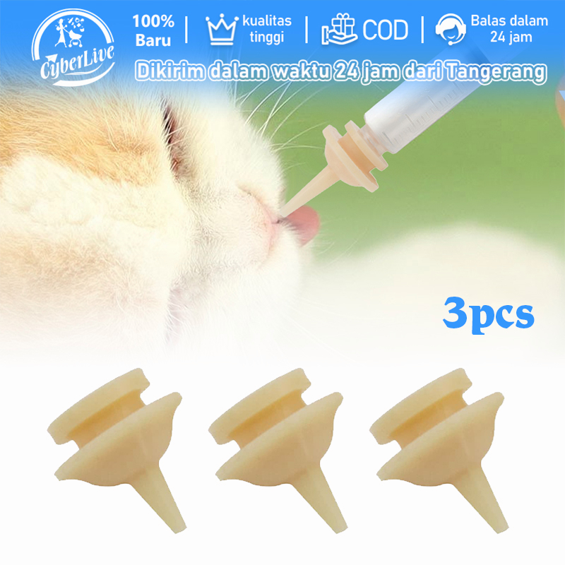 Jual 3pcs Dot Kucing Baru Lahir Dot Nipple Anjing Silikon Universal Pet ...