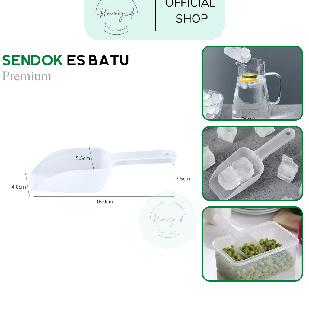 Jual HOMMEY ID - SENDOK PLASTIK ES BATU | SENDOK TAKAR BERAS | SENDOK ...