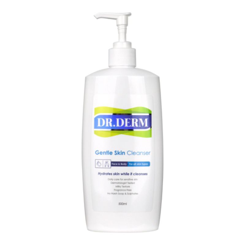 Jual Dr. Derm Gentle Skin Cleanser 500ml | Shopee Indonesia