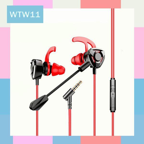 Jual WTW11 G9 Headset Gaming PUBG Bass Noise Canceling dengan Mic Ganda ...