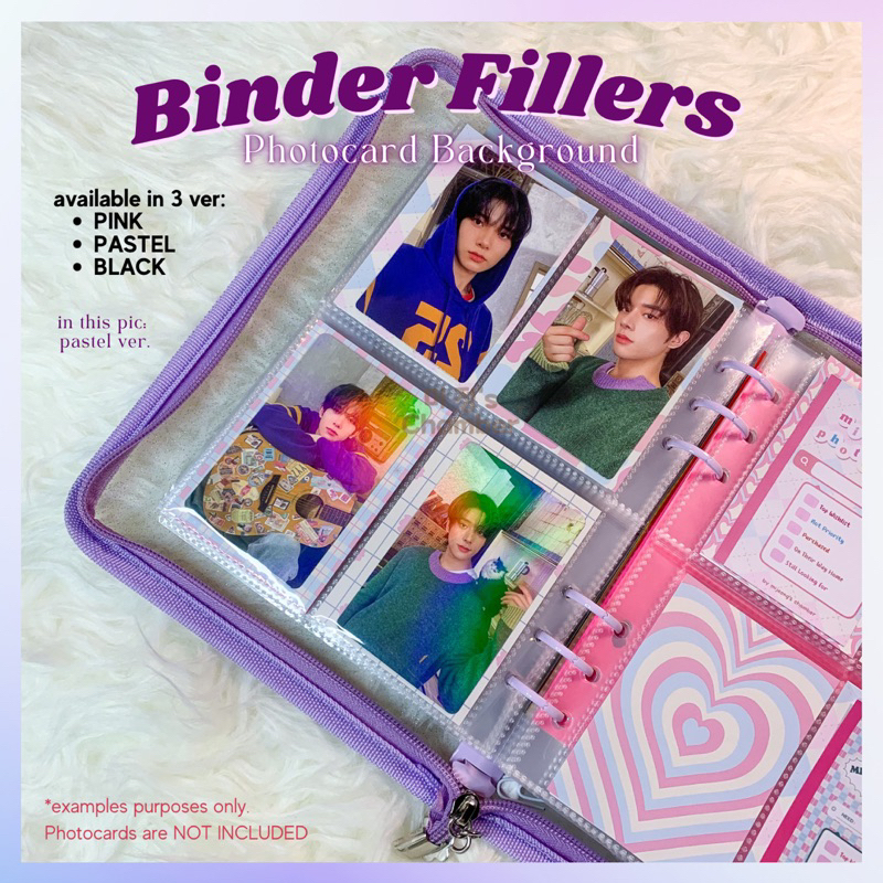 Jual Photocard Background - Binder Fillers background pc by mijeong's ...