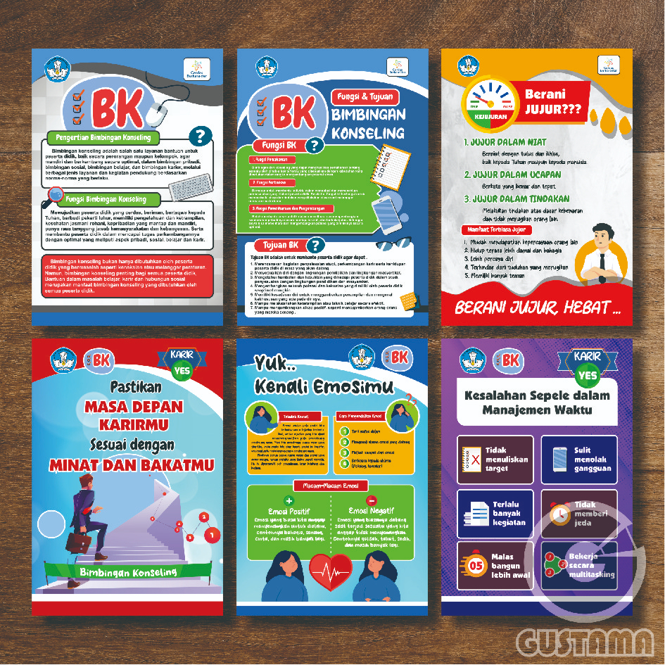 Jual Poster Bimbingan Konseling, Poster Ruang BK A3 | Shopee Indonesia