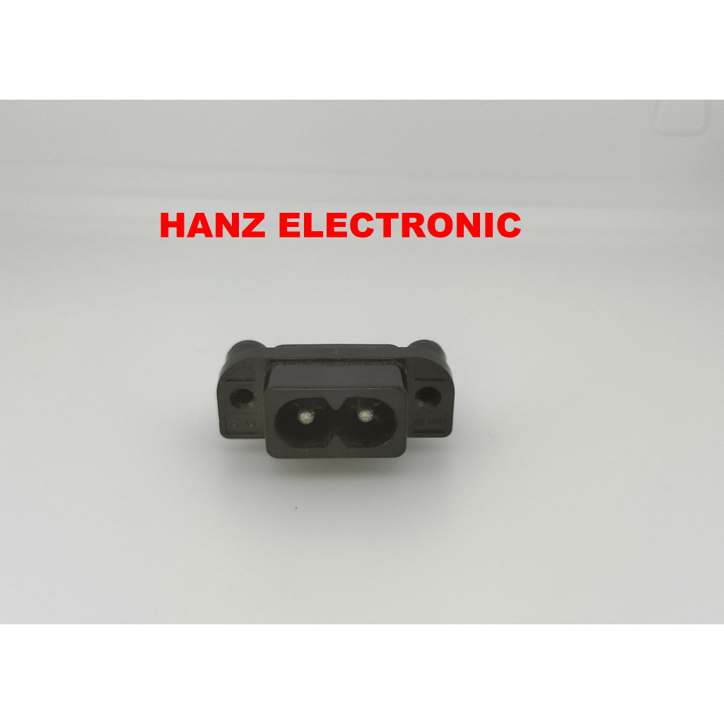 Jual Socket AC Angka 8 Female 2 PIN Konektor Kabel Power 2 Lubang | Shopee Indonesia