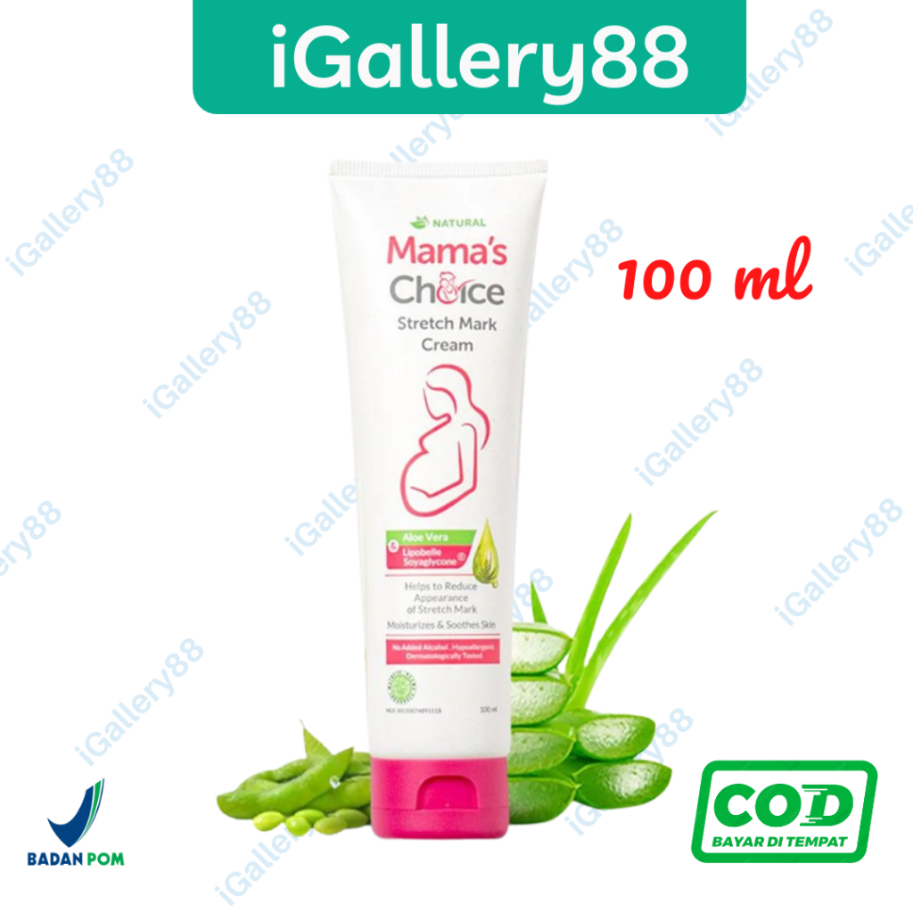 Jual Mama's Choice Stretch Mark Cream Solusi Perut Gatal dan Stretch ...
