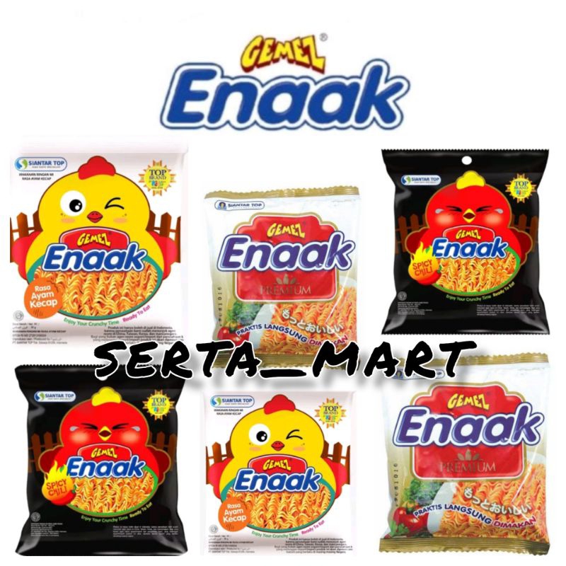 Jual Mie Gemez Enaak - Snack Mi Kering Premium 22gr / Spicy 3x26gr ...