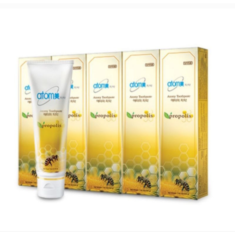 Jual Pasta Gigi Propolis At0my korea 5pc @200gr | Shopee Indonesia