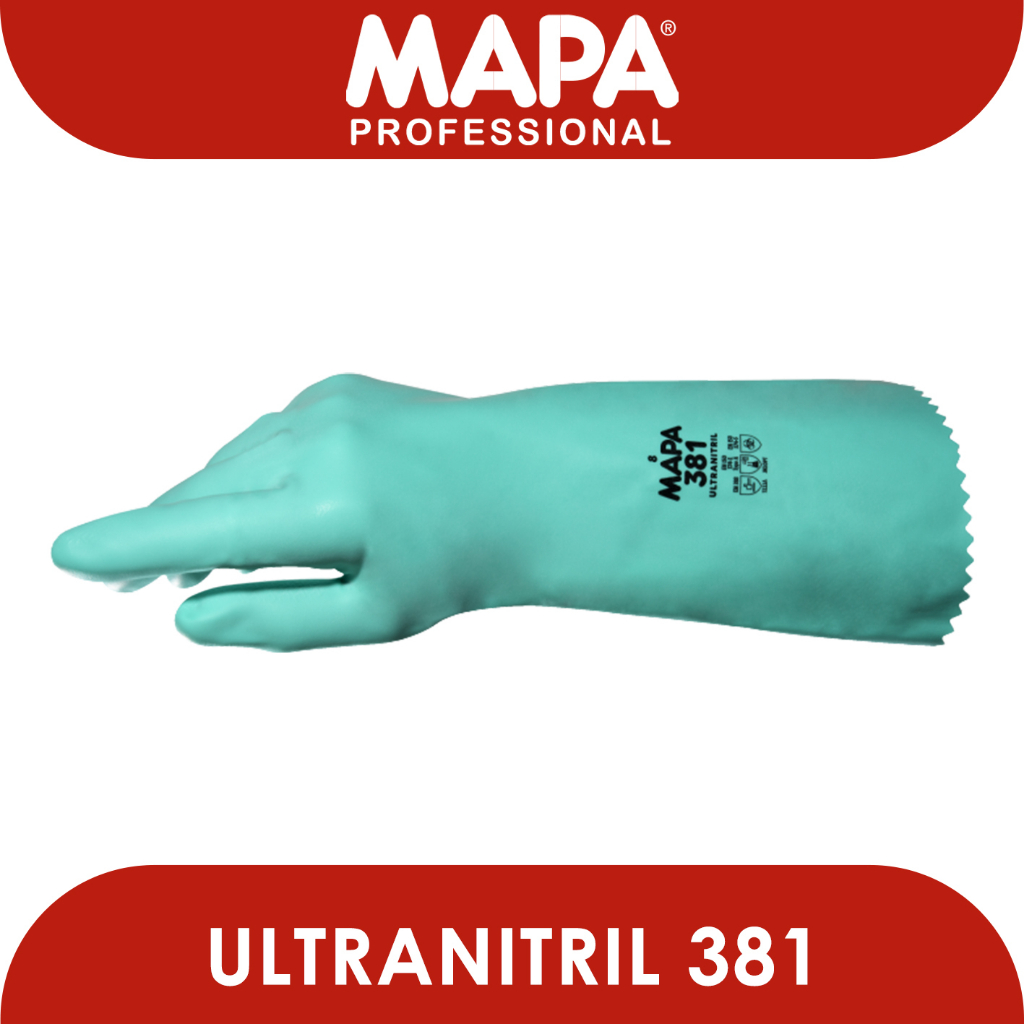 Jual Sarung Tangan / Glove Merk Mapa Professional Type Ultranitril 381 ...