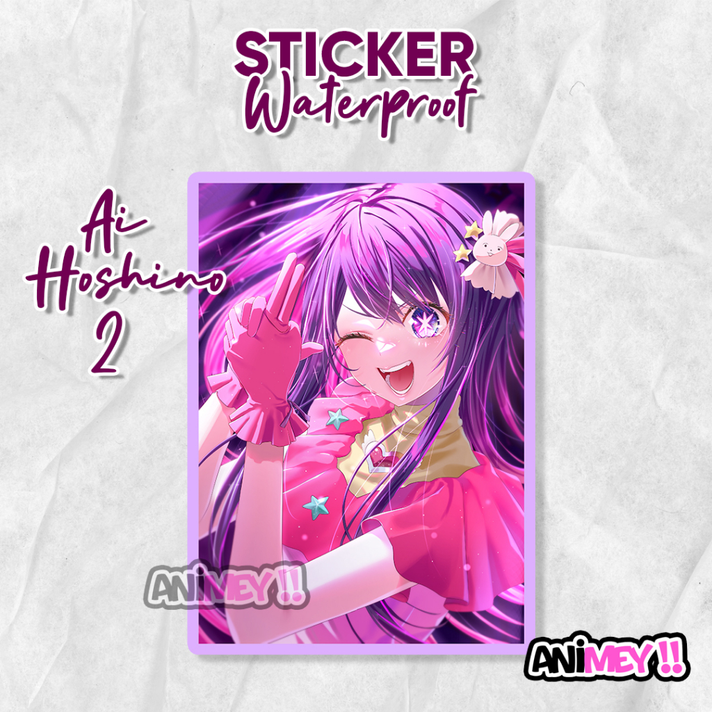 Jual Stiker Ai Hoshino / Sticker Anime Waterproof | Shopee Indonesia