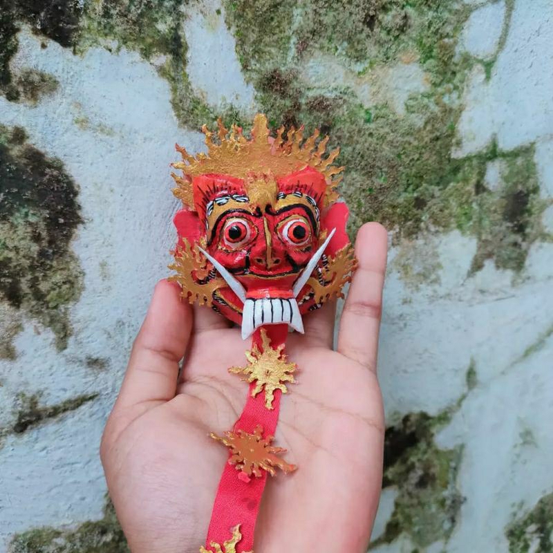 Jual tapel/topeng rangda mini merah, Leak Bali | Shopee Indonesia