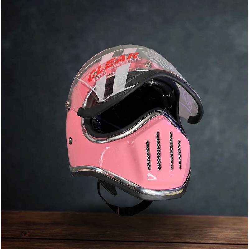 Jual Helm Custom Cakil Pink Soft - Helm Custom | Shopee Indonesia