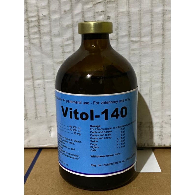 Jual Vitol 140 isi 100 ml vitamin ADE | Shopee Indonesia