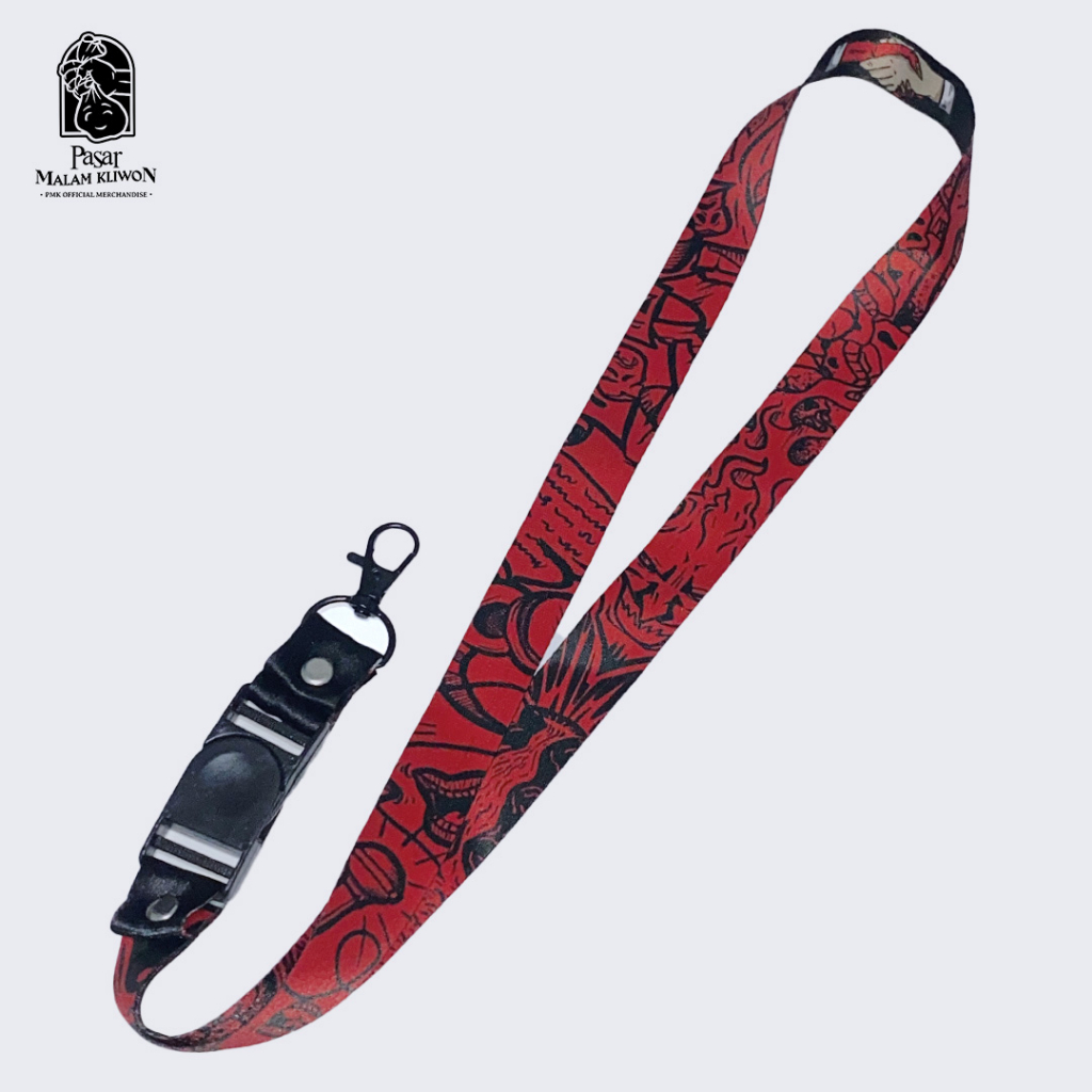 Jual Lanyard PMK | Lanyard Podcast Malam Kliwon | Sticker Set | Shopee ...