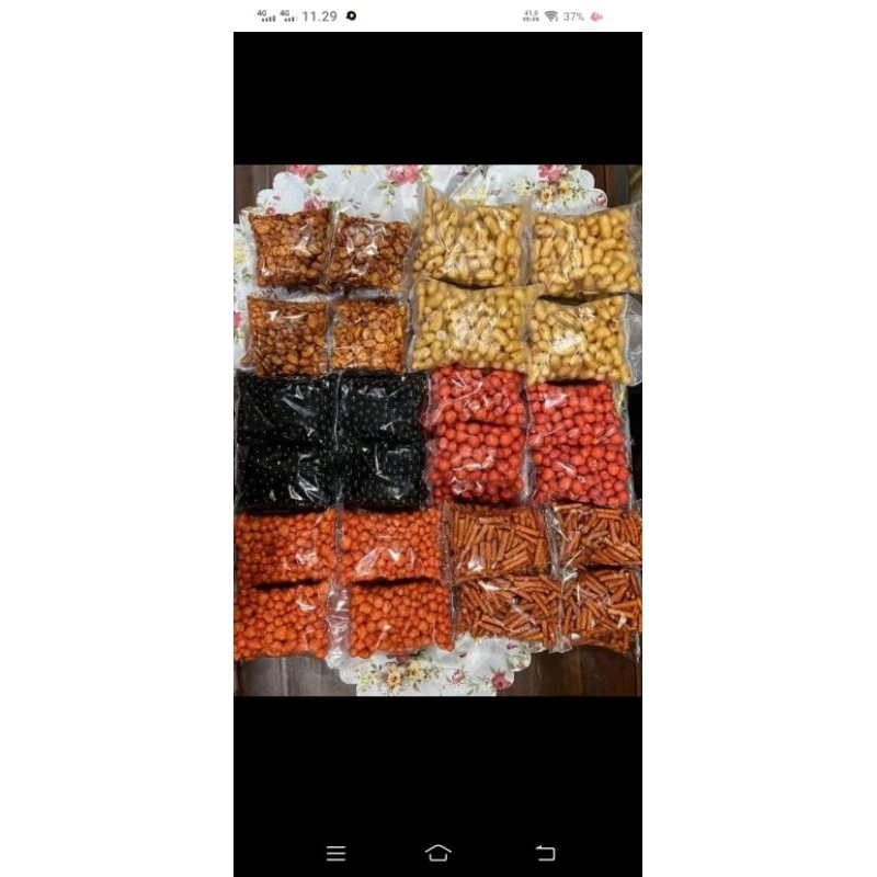Jual makanan ringan / snack tradisional / pilus rujak / bola coklat ...